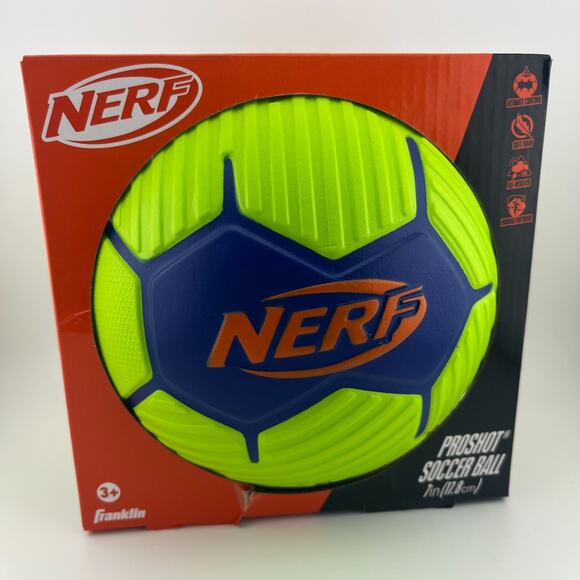 Nerf | Toys | Nerf Proshot Soccer Ball 7in Soft Foam Indoor Outdoor All ...